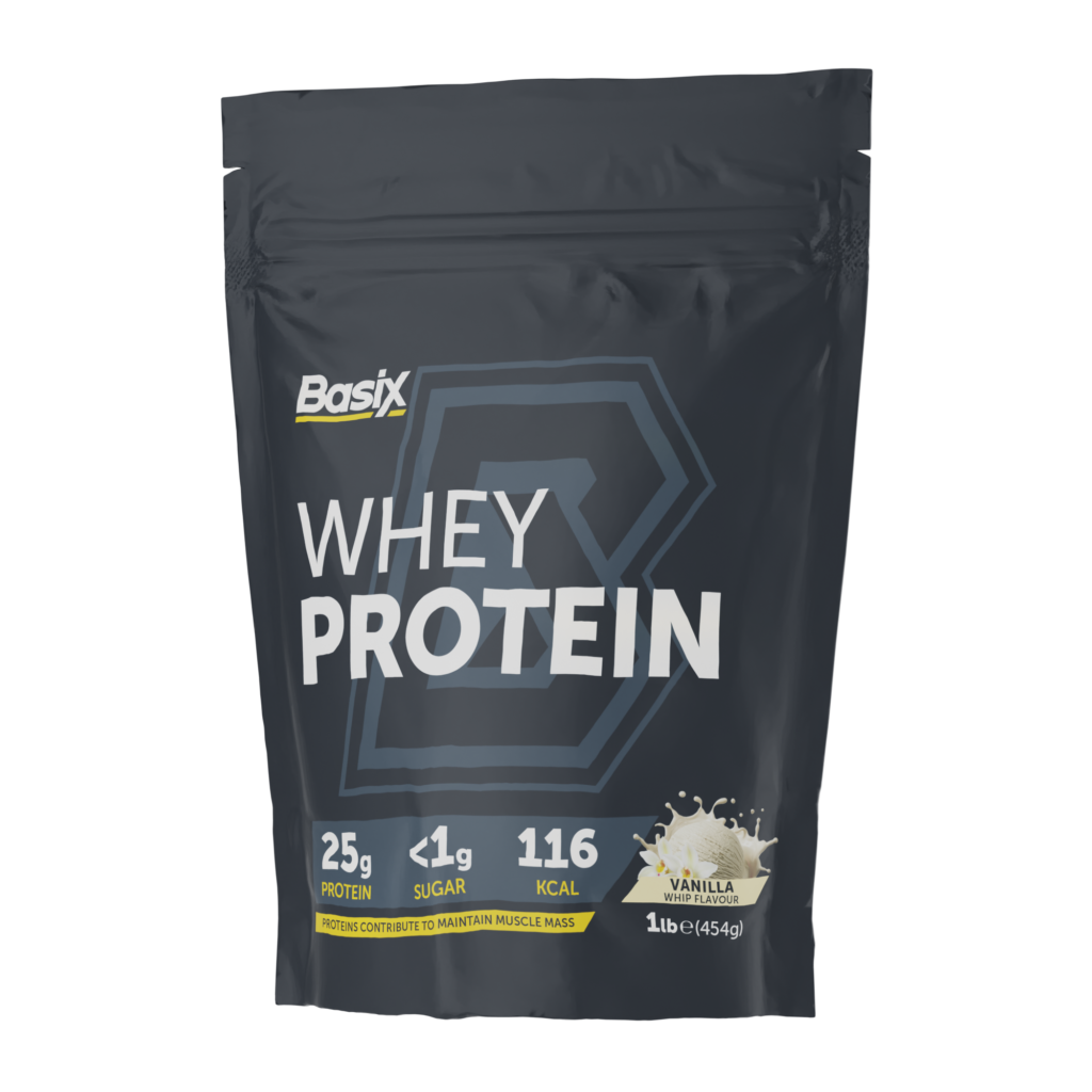 Basix Whey Protein - 1 Lb / 5 Lb Options - Build lean muscle