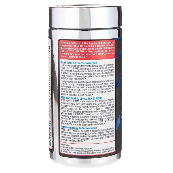 Muscletech Test HD Thermo - Thermogenic Testosterone Booster