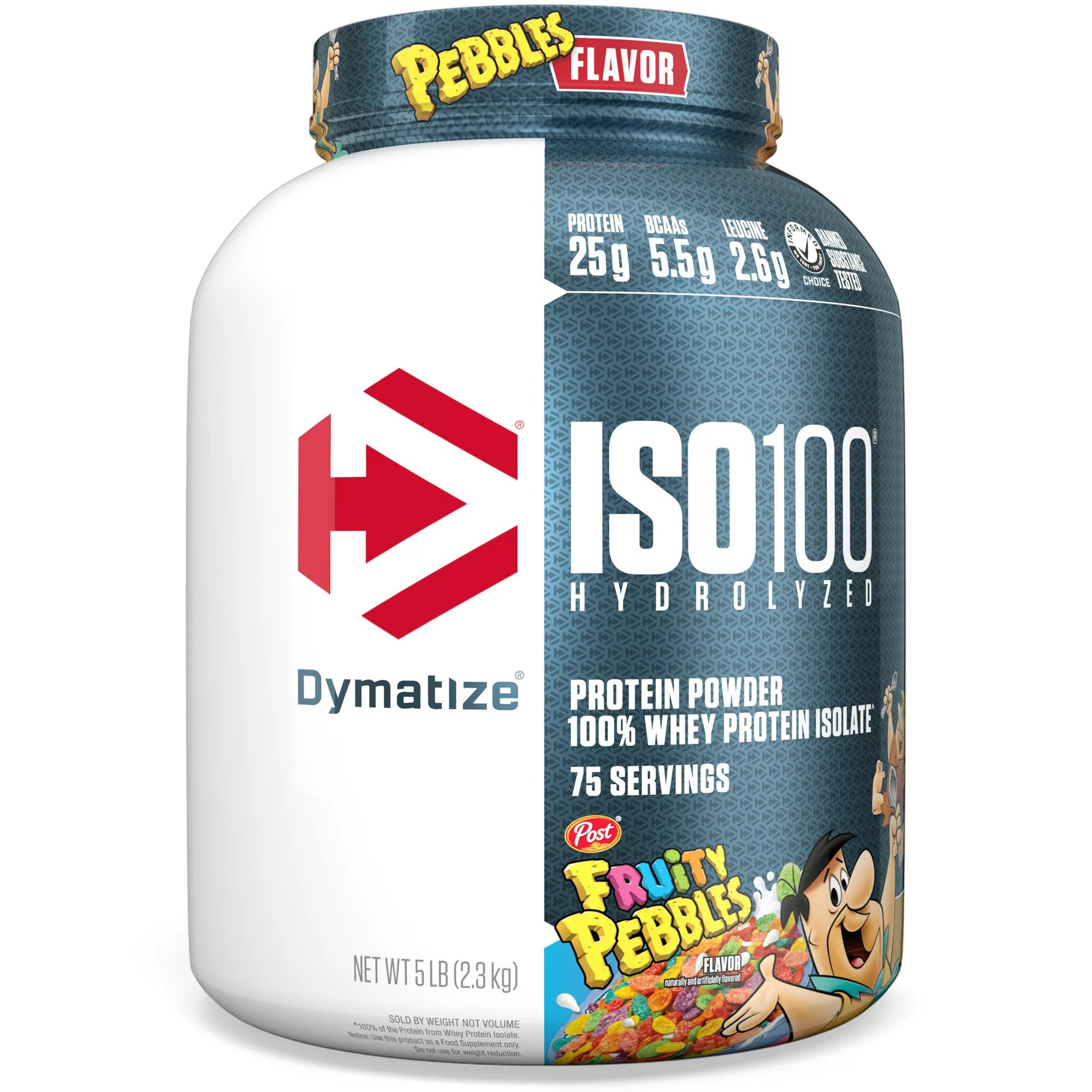 Dymatize Iso 100 Hydrolyzed Whey Protein Isolate 5Lb / 1.3Lb