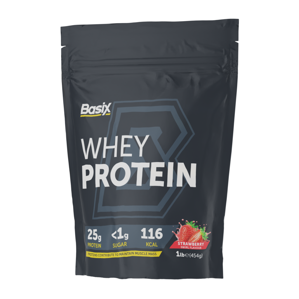 Basix Whey Protein - 1 Lb / 5 Lb Options - Build lean muscle