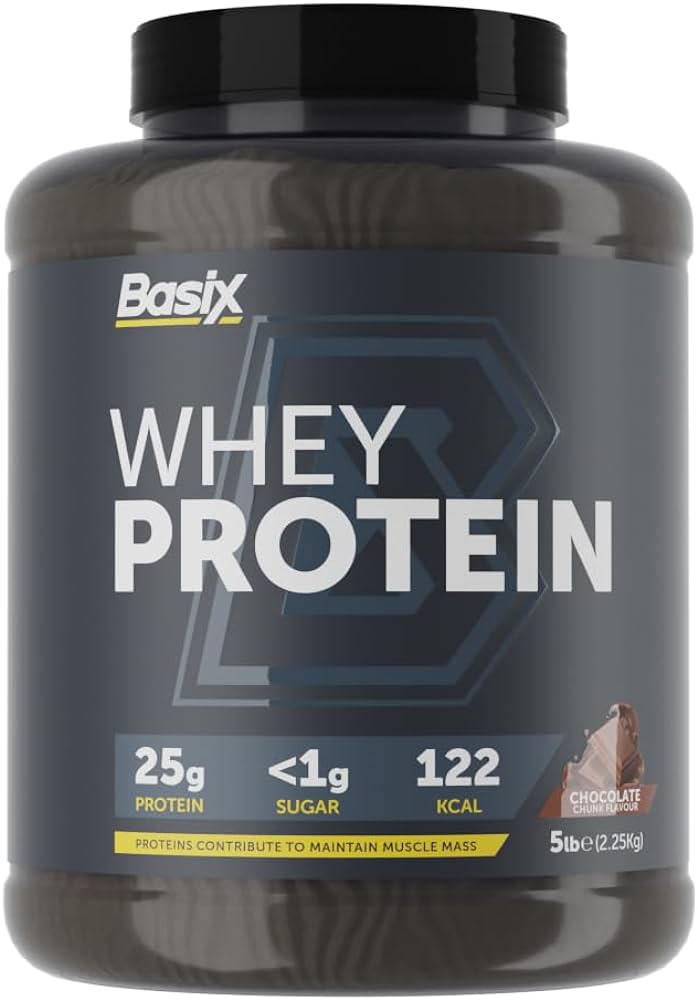 Basix Whey Protein - 1 Lb / 5 Lb Options - Build lean muscle